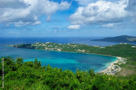 Aerial View Of Magens Bay Magens Bay A Tropical Paradise Dubbed As
