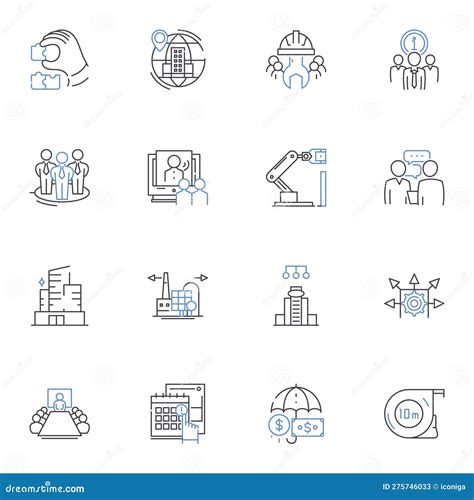 Product Design Line Icons Collection Innovation Creativity Functionality Aesthetics