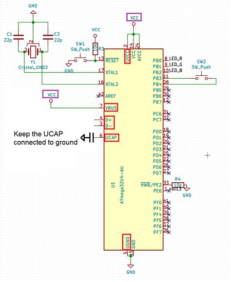 Avr ATmega U Without USB How To Handle Usuned Pins Electrical Engineering Stack Exchange