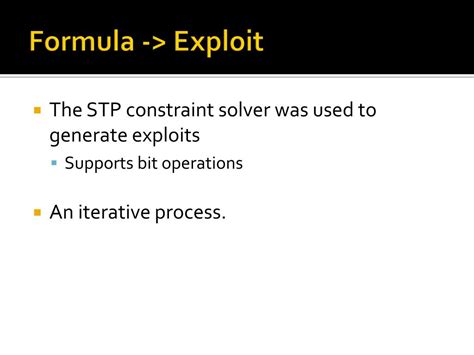 Ppt Automatic Patch Based Exploit Generation Is Possible Techniques