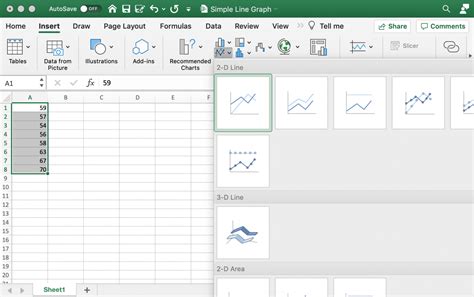 How To Create Line Graphs In Excel