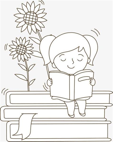 漂亮小女孩看书简笔画 漂亮小女孩看书简笔画十二星座 苗苗知道