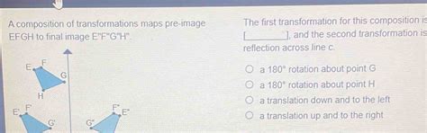 a composition of transformations maps pre image the first