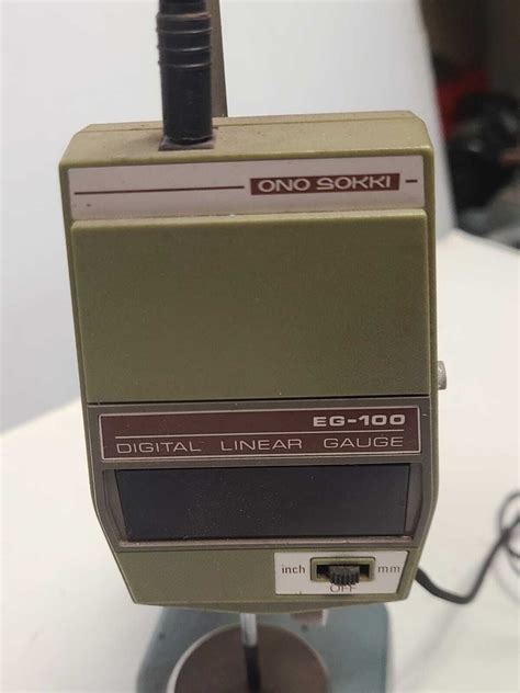 Mitutoyo Ono Sokki Eg 100 Digital Linear Gauge