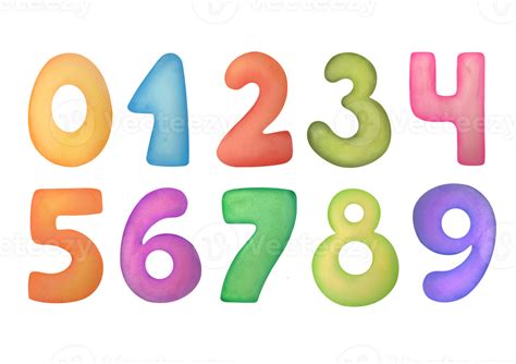 Numbers Clip Art