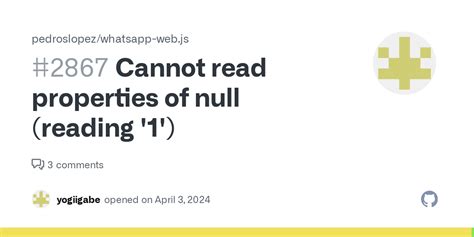 Cannot Read Properties Of Null Reading 1 · Issue 2867