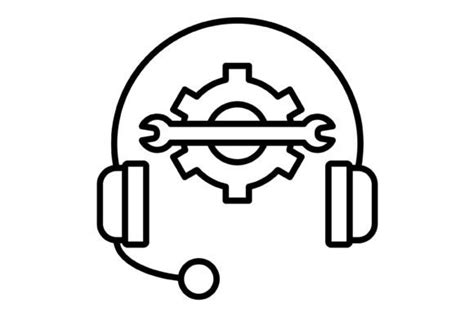 Tech Support Outline Icon Graphic By Mahi Icons · Creative Fabrica