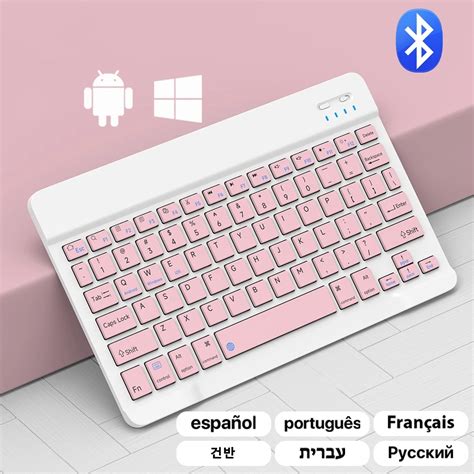 10 Inch Bluetooth Wireless Keyboard Mobile Phone Tablet Keyboard And Mouse Android Wireless