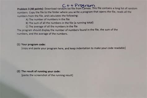 Solved Ct Program Problem 3 40 Points Download