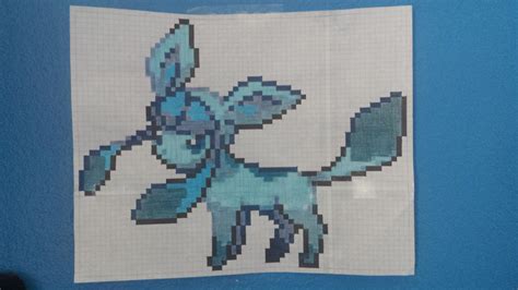 Pokmon 8 Bit Glaceon By Majesticyang On Deviantart
