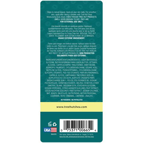 TREE HUT SHEA MOISTURIZING BODY LOTION COCONUT LIME Tree Hut Thailand