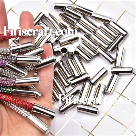 3mm And 6mm Drawstring Cord Stopper Metal Ends For Drawstrings