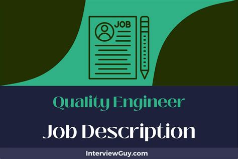 Quality Engineer Job Description Updated For 2025