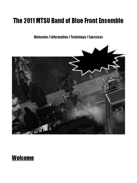 Front Ensemble Pdf Musical Instruments Leisure