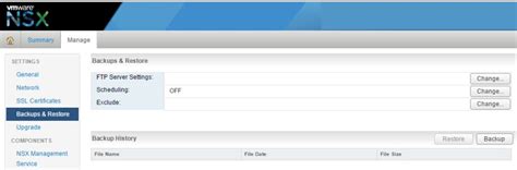 Learn Nsx Day 15 Nsx Backups Stephen Hackers Blog
