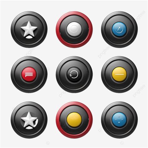 Navigation Web Interface Buttons Login Icons Help PNG Transparent Image And Clipart For Free