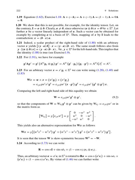 Mathematical Engineering Mikhail Itskov Tensor Algebra And Tensor
