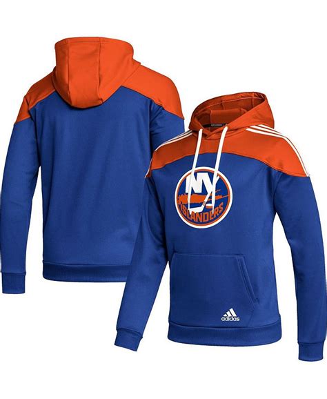 Adidas Mens Royal New York Islanders Stadium Pullover Hoodie Macys