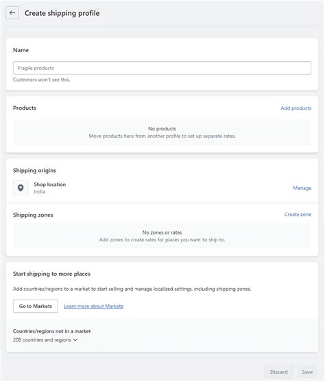 How To Set Up Custom Shipping Rates In Shopify Store