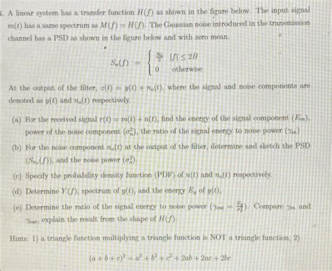 solved a linear system has a transfer function h s as shown