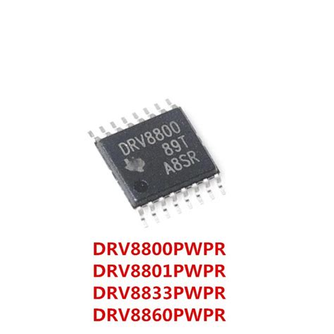 1pcs New Drv8800pwpr Drv8801pwpr Drv8833pwpr Drv8860pwpr Htssop16