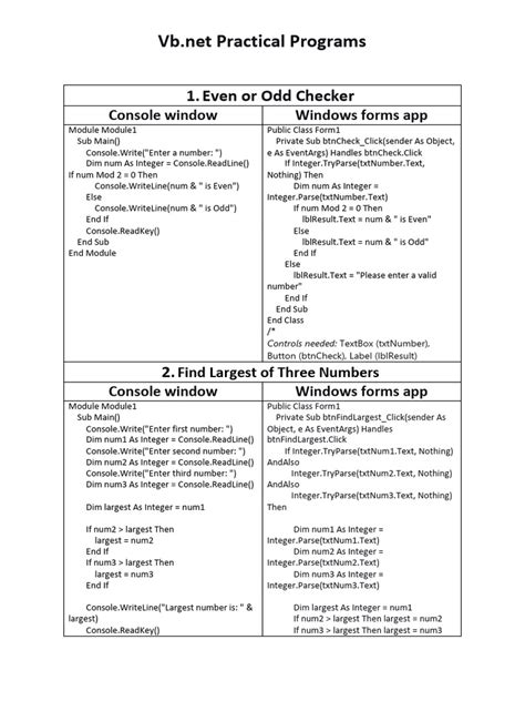 Practical Programming Examples Pdf Discrete Mathematics
