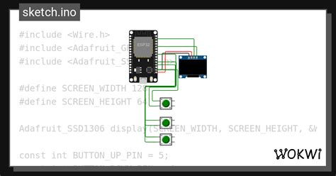 Final Oled Menu Wokwi Esp32 Stm32 Arduino Simulator