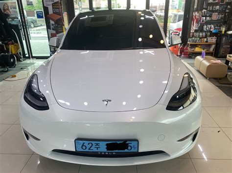 테슬라 모델y 썬팅 Ppf 유리막코팅 광택 제주특별자치도 제주시 외도일동 네비게이션판매 당근 비즈 소식