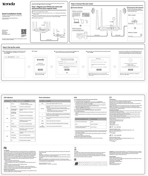 Tenda Technology Ac Ac Mu Mimo Dual Band Gigabit Wi Fi Router