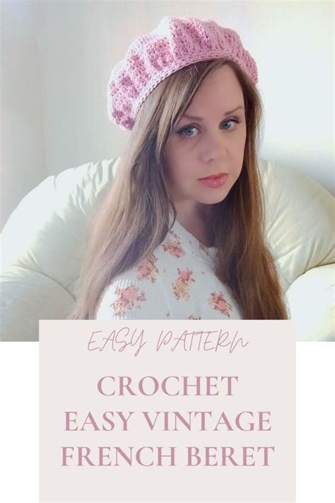 Crochet Textured French Beret Free Pattern Artofit