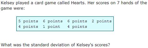 IXL Variance And Standard Deviation Grade Maths Practice