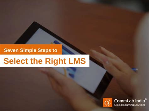 pdf seven simple steps to select the right lms dokumen tips