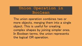 Boolean Operation Pptx