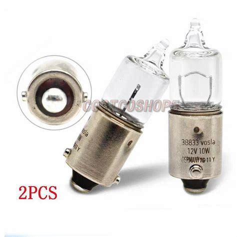 2PCS 38833 Vosla H10W Halogen Lamp BA9s bulb 12V 10W lamp light NEW | eBay