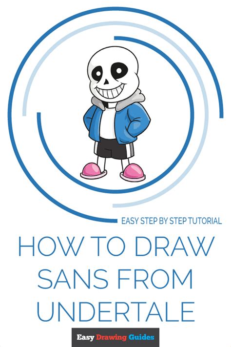 How To Draw Sans From Undertale Really Easy Drawing Tutorial
