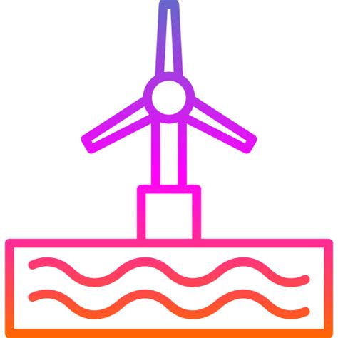 Turbine Generic Gradient Outline Icon