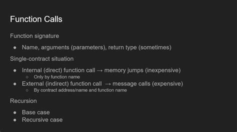 solidity function calls internal and external be on the right side