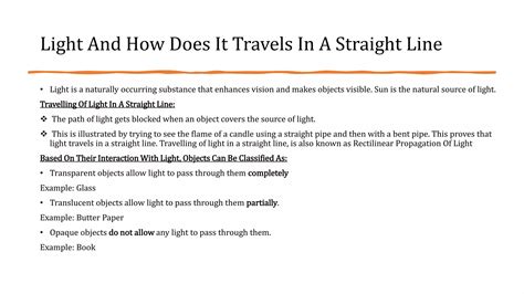 Light Class 7 Pptx