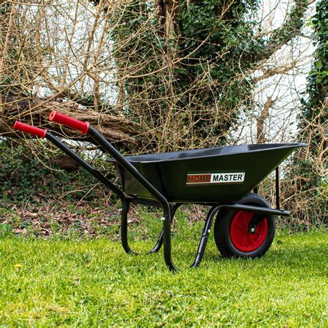Homemaster® Heavy Duty Garden Wheelbarrow 90l 120kg Pneumatic Tyre