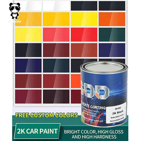 Acrylic Automotive Paint Car Spray Colors 1k2k Pigment Tinter For Auto