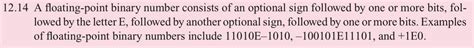 solved 12 14 ﻿a floating point binary number consists of an