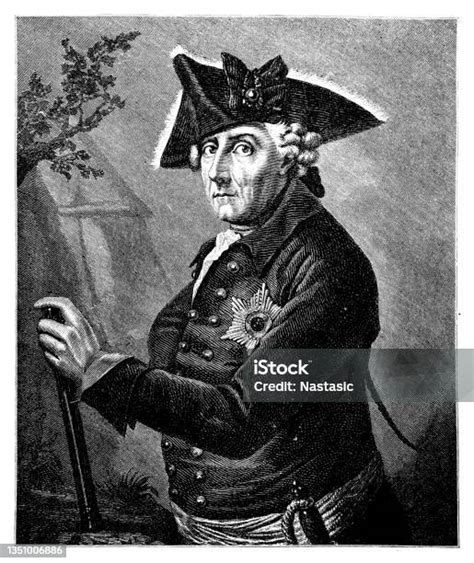 프로이센의 프레드릭 Ii 왕 또는 프레드릭 대왕은 프로이센 군대를 개편하고 예술과 빛의 아이디어를 후원 프리드리히 2세에 대한