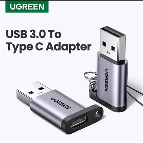 Jual Ugreen Usb To Type C Ugreen Otg Usb C Female To Usb Male Adapter Usb Silver