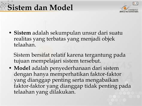 PPT Pemodelan Sistem Simulasi Suatu Konsep PowerPoint Presentation ID