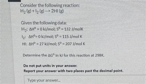 Solved Consider The Following Phase Change Equilibrium Chegg