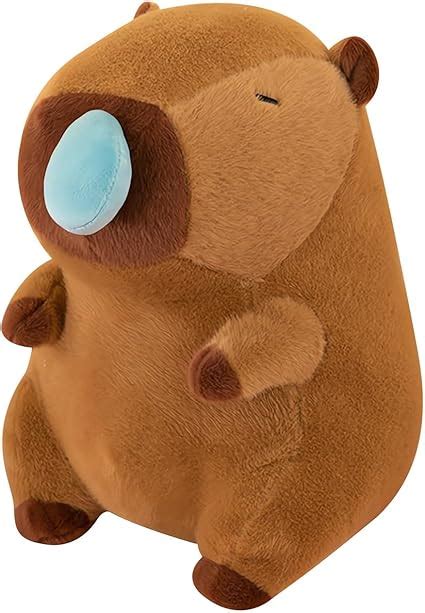 Athomeyuyue Capybara Plush Toy With Cute Snot Weighted