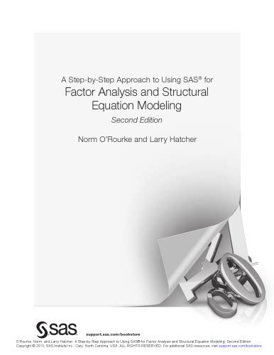 Ebook A Step By Step Approach To Using Sas For Factor Analysis And Structural Equation