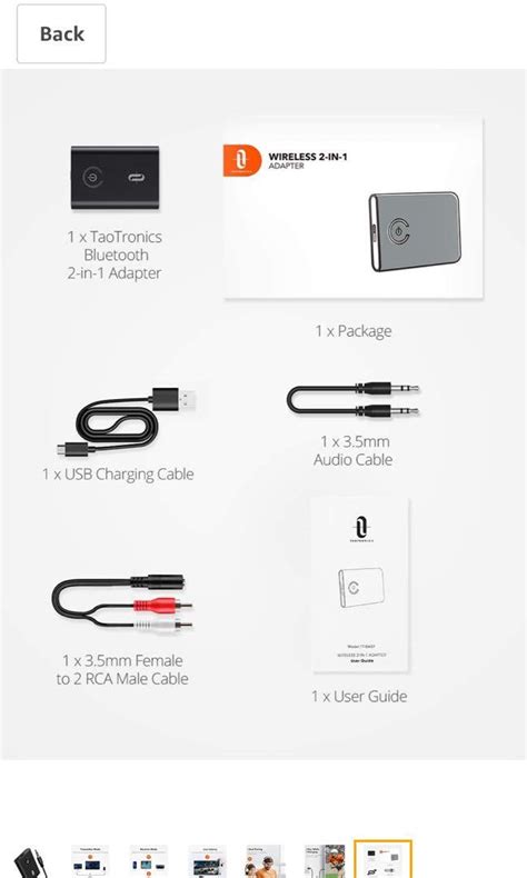 Taotronics Bluetooth 5 0 Transmitter And Receiver Audio Headphones And Headsets On Carousell