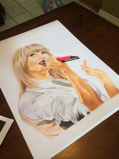 Taylor Swift Drawings Red