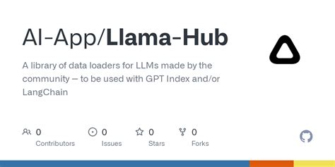 GitHub AI App Llama Hub A Library Of Data Loaders For LLMs Made By The Community To Be